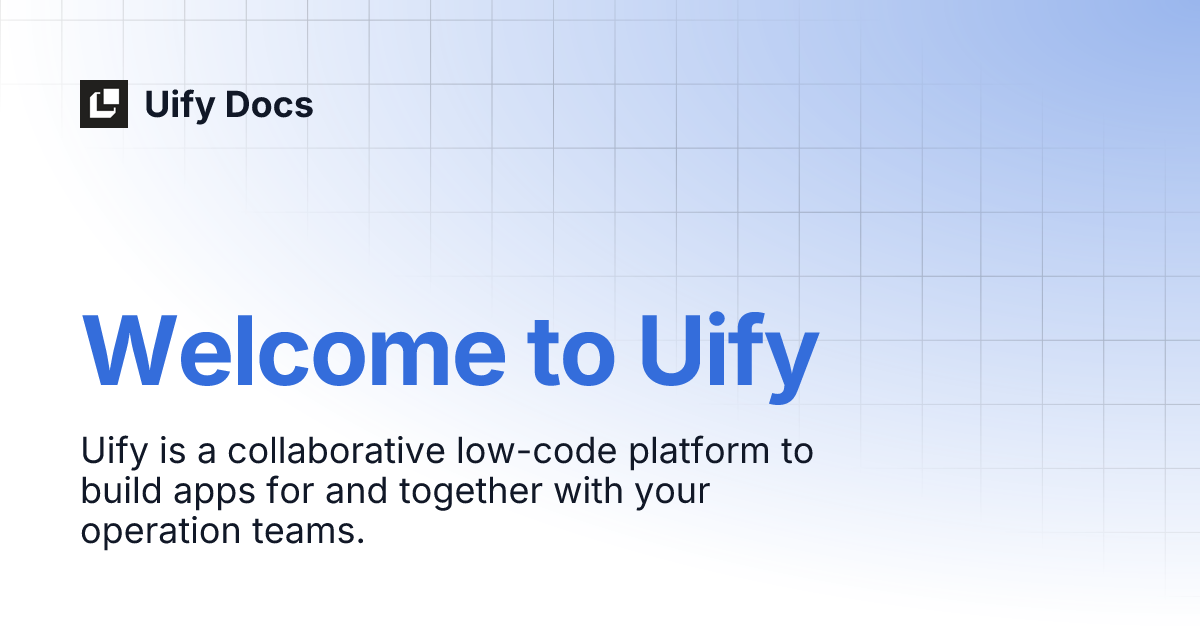 Welcome to Uify | Uify Docs